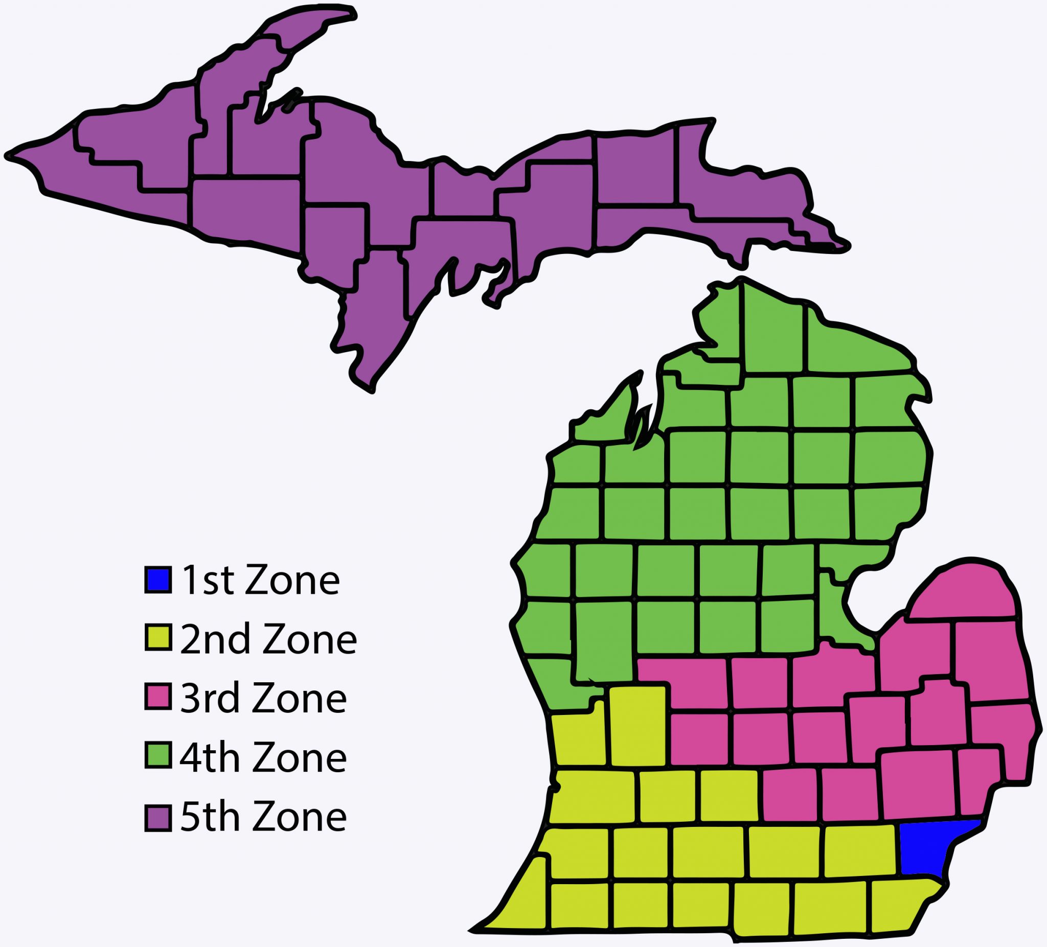 Zone/District Maps – The American Legion, Department of Michigan